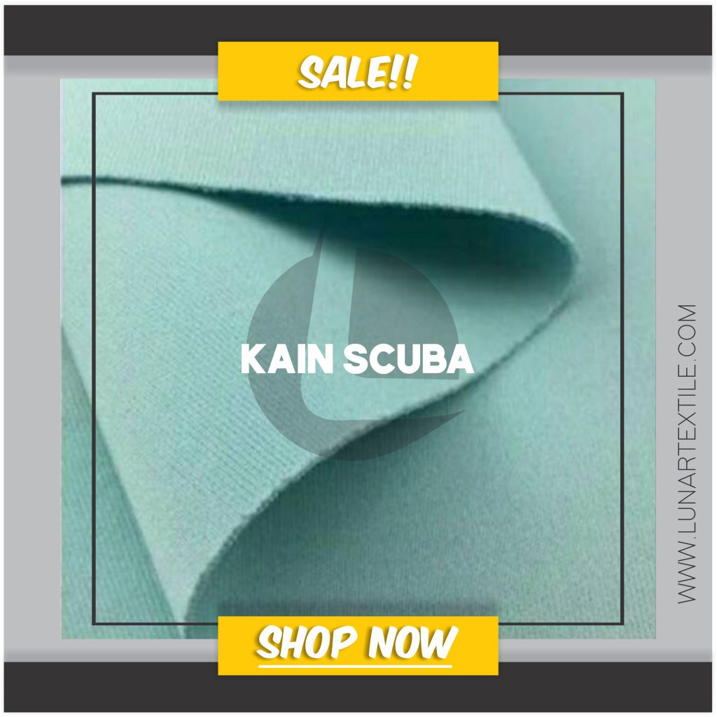 Kain Scuba untuk Pembuatan Masker Mulut - Lunar Textile Kain Indonesia
