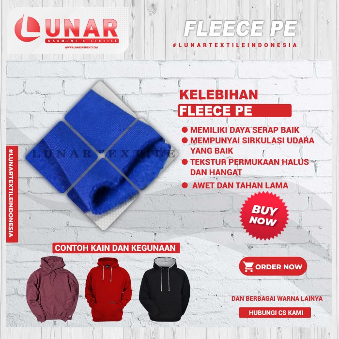 Jual Kain Kain Fleece PE di Surabaya - Lunar Textile Kain Indonesia